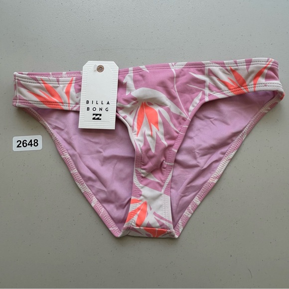 Billabong | Swim | Billabong Swim Bikini Bottom Small Purple Floral ...